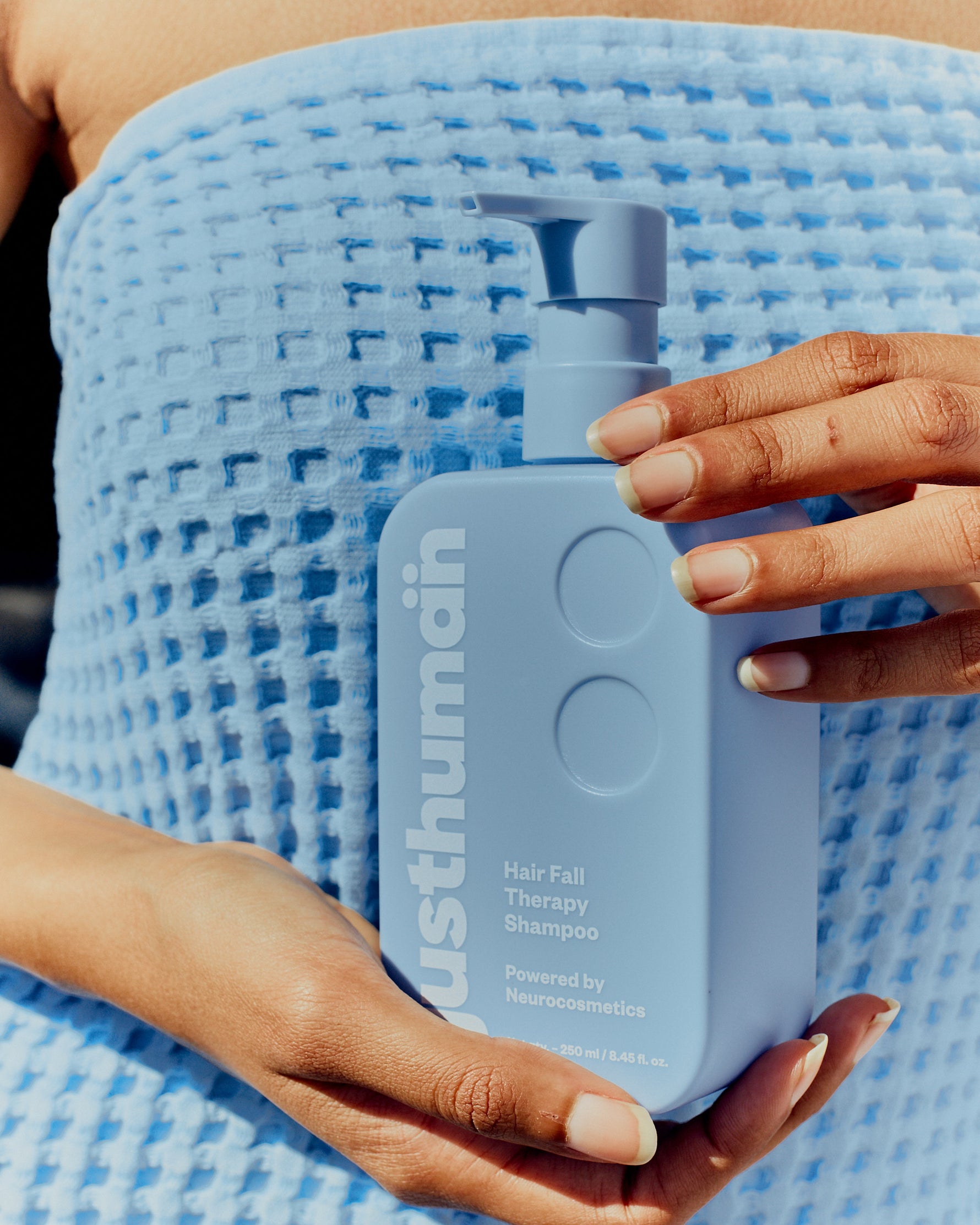 Hair fall Therapy Shampoo for hair thickening and reviving – Justhuman