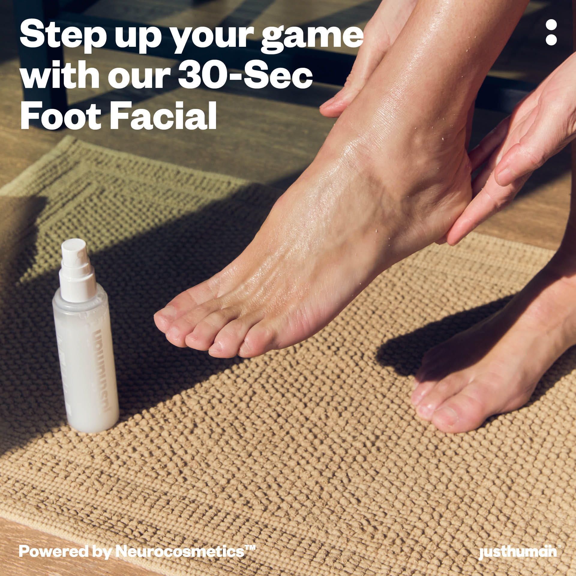 30-Sec Foot Facial- Feet exfoliator – Justhuman